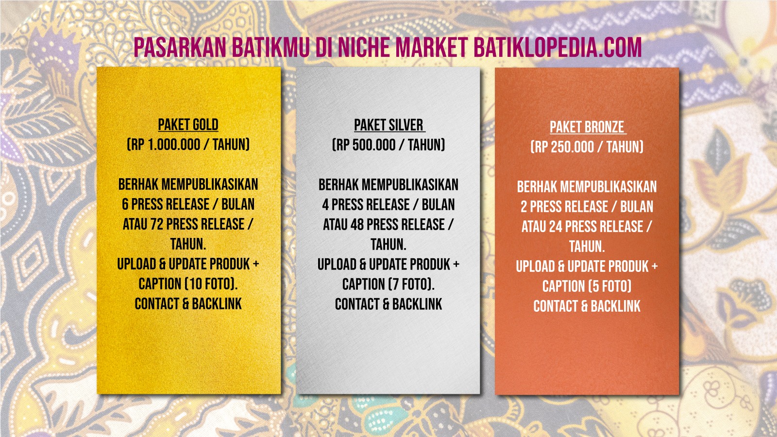 Mengurai Makna Motif Batik Parang dan Ragam Jenisnya - Batiklopedia